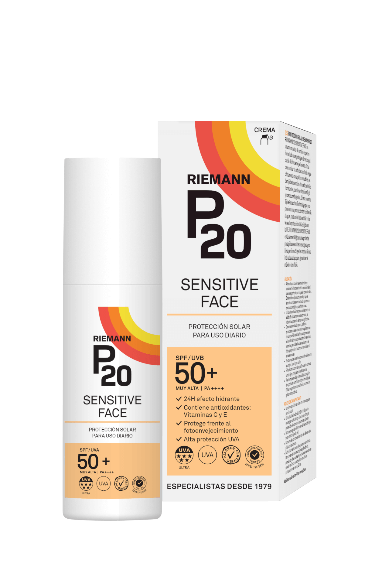 Sensitive Face SPF 50+ - p20.es